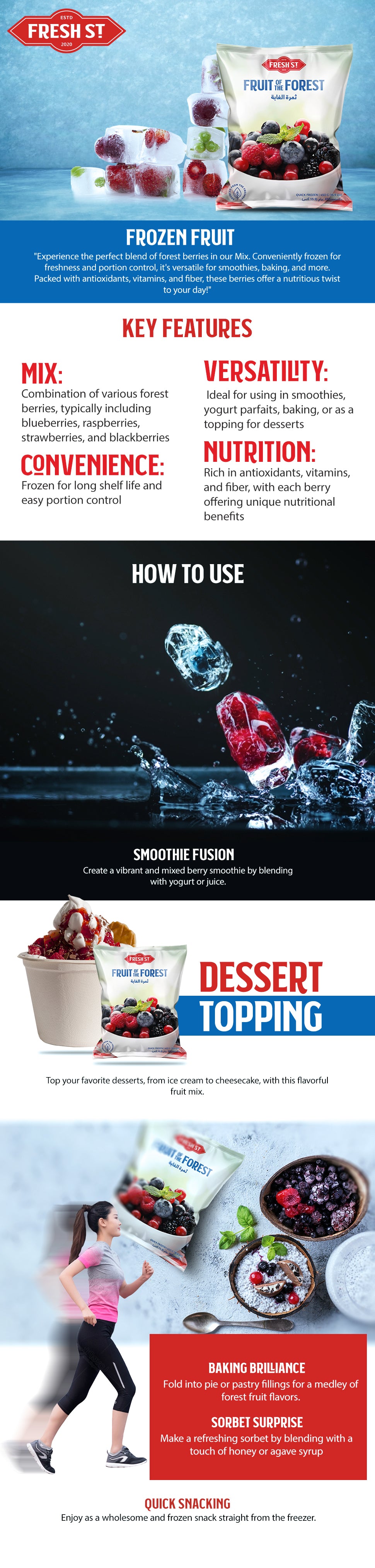 Delightful Frozen Fruit Mix 450g | Fresh-Street – Fresh St!