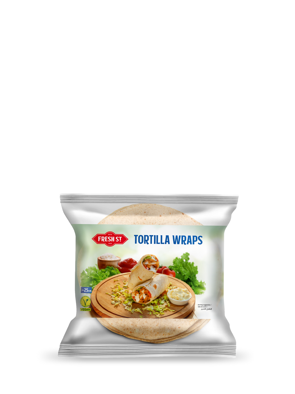 Fresh Street Tortilla Wraps 25cm 1.08 KG 18-Pack – Fresh St!