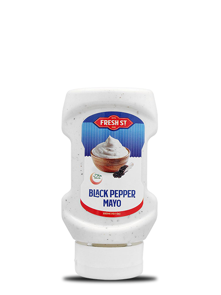 Zesty Black Pepper Mayonnaise - 300ml Burst | Fresh-Street – Fresh St!